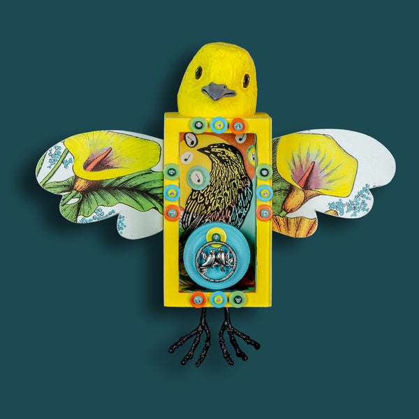 "Wanda Warbler" - Vicki Fish Art