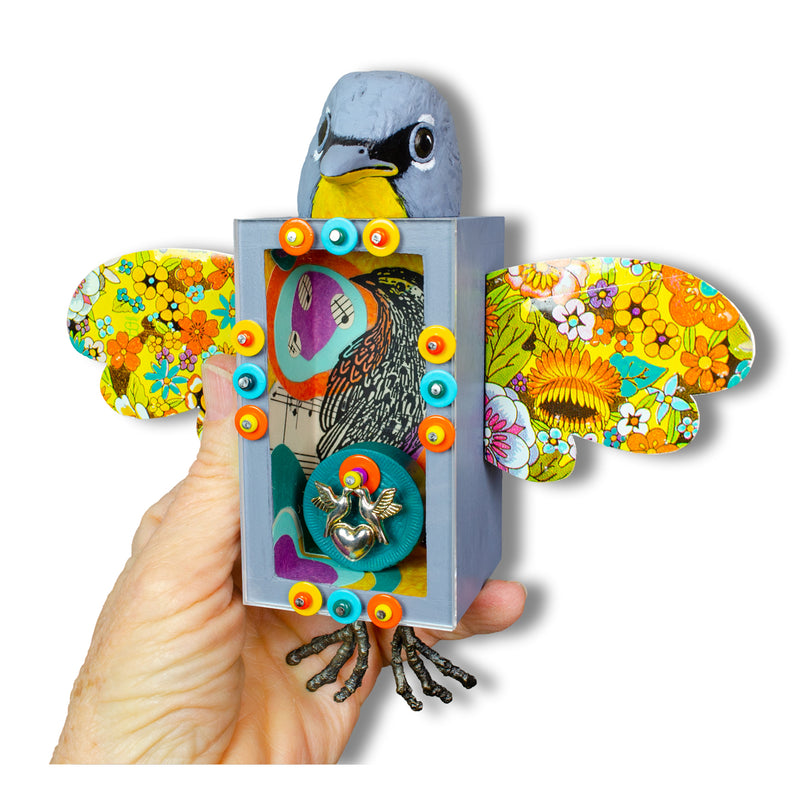 "Peggy Parula" - Vicki Fish Art